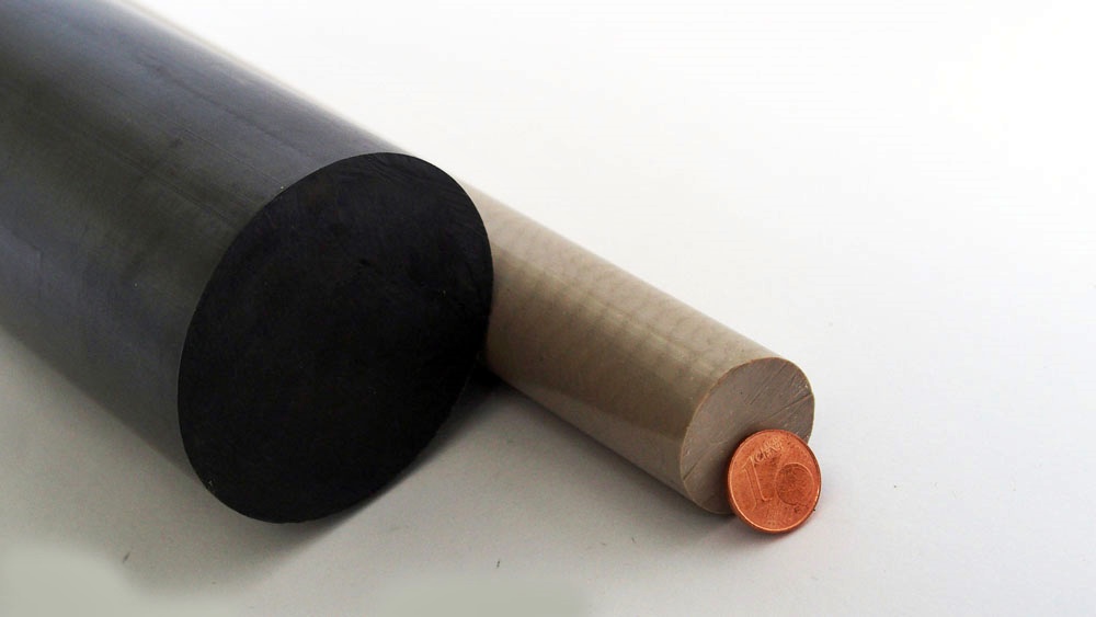 Rod with PTFE/CF/Graphite – 10-10-10 (mod) - PEEK-shop.de